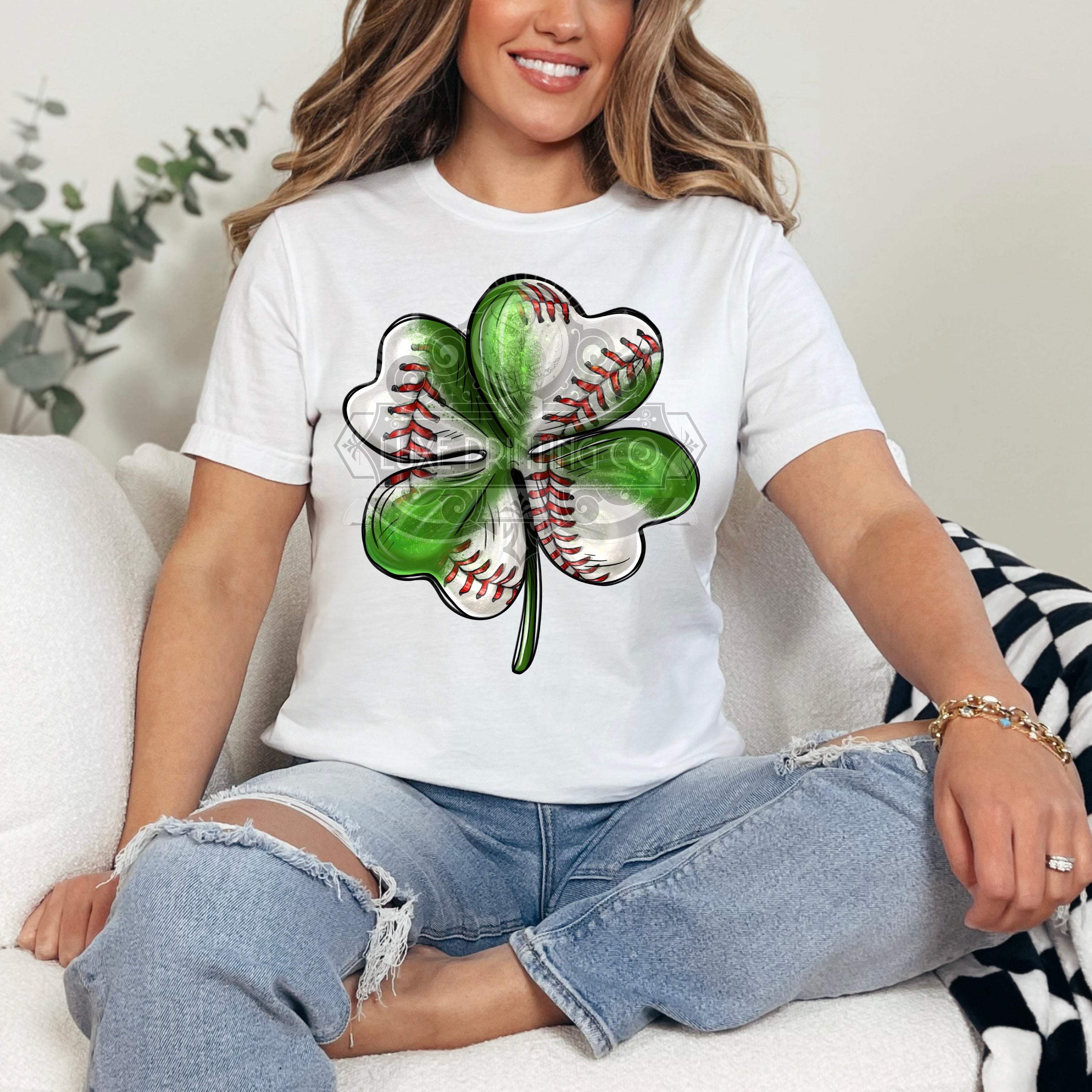 Baseball Clover DTF Transfer – Luxe Printing